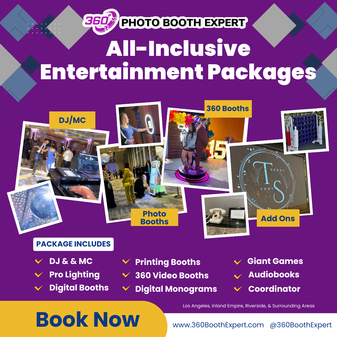 All Inclusive Entertainment Rental Package – 360 Booth Expert